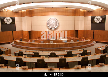 House of Representatives chambers of the New Mexico state capitol ...