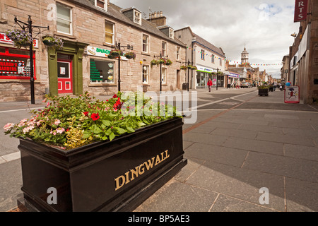 High Street, Dingwall, Highland, Scotland, United Kingdom Stock Photo ...