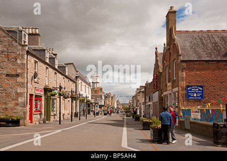 High Street, Dingwall, Ross and Cromarty, Scotland, UK. The Town House ...