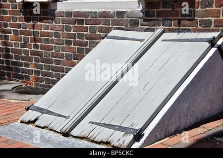 Hatchway, external cellar doors Stock Photo - Alamy