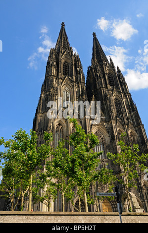 Cologne cathedral, Koln, Nordrhein-Westfalen, Germany at sunset from ...