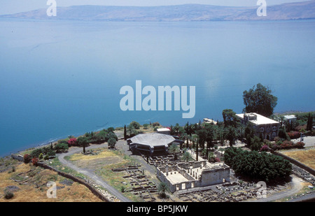 Aerial view of Capernaum on the Sea Of Galilee, Israel Stock Photo - Alamy