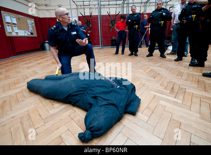 Metropolitan Police Taser training Stock Photo - Alamy