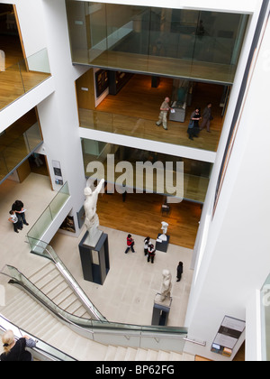 The central atrium area at The Ashmolean Museum in Oxford, England ...