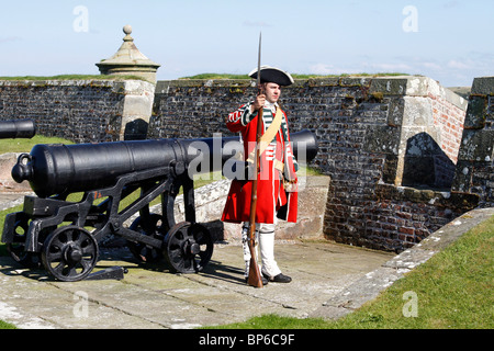 British infantry (Red Coats), 18th century Date: 18th century Stock ...
