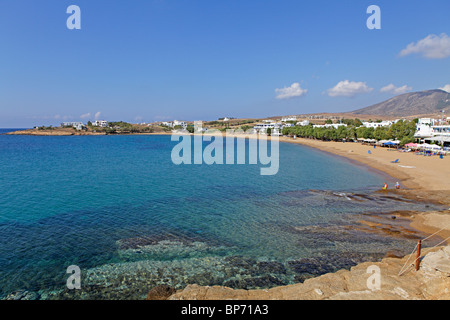 Beach of Logaras, Paros island, Cyclades, Aegean Sea, Greece, Europe ...