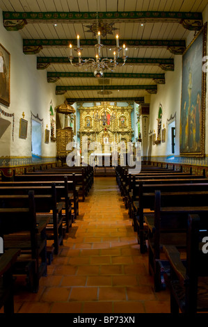 Altar, Father Serras Chapel, Mission San Juan Capistrano, city, San ...