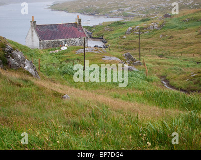Old Cottage Isle Of Barra, Outer Hebrides, Scotland Stock Photo - Alamy