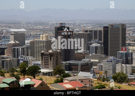 CAPE TOWN CITY CENTRE tall buildings around Hans Strijdom Avenue Stock ...