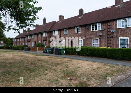 Houses in Downham Way, Downham Estate, built 1924-38, LCC, London ...