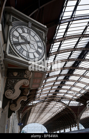 Paddington Station Clock. Iconic Victorian clock in the train station ...