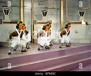 OOMPA-LOOMPAS, WILLY WONKA and THE CHOCOLATE FACTORY, 1971 Stock Photo ...