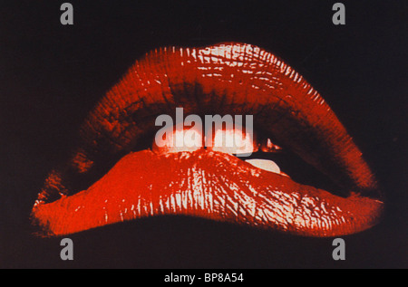 RED LIPS, THE ROCKY HORROR PICTURE SHOW, 1975 Stock Photo - Alamy