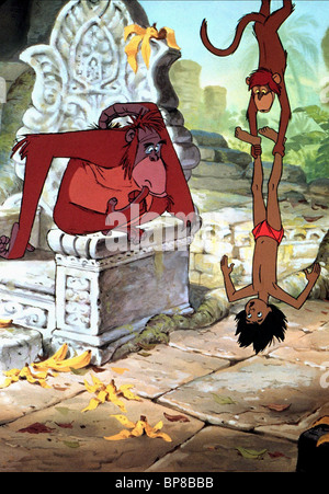 APE KING LOUI, MOWGLI, MONKEY, THE JUNGLE BOOK, 1967 Stock Photo - Alamy