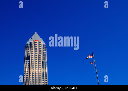 Headquarters of KeyBank (the "Key Tower") in Cleveland, Ohio, USA Stock ...