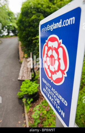 A sign in the grounds of Clitheroe Castle, Lancashire UK, about the ...