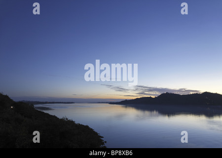 A River at Twilight. Pyay, Myanmar Stock Photo - Alamy