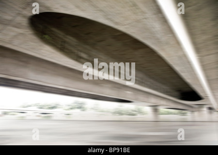 Bridge from below, blur Stock Photo - Alamy