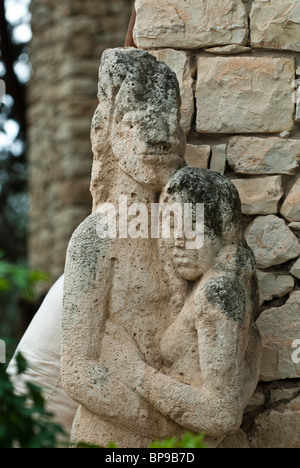 Stone Sculpture displayed in Rachana open air museum by artist Anachar ...