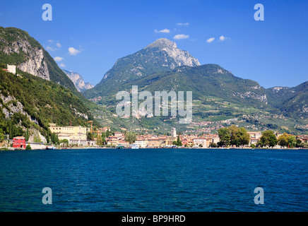 Riva del Garda, Trentino, Italy: old touristic city on the Garda lake ...