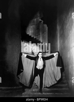 BELA LUGOSI as Count Dracula in a scene from DRACULA 1931 Director TOD ...