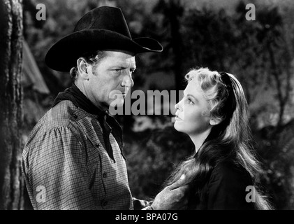 THE OUTRIDERS, Joel McCrea, Arlene Dahl, 1950 Stock Photo - Alamy