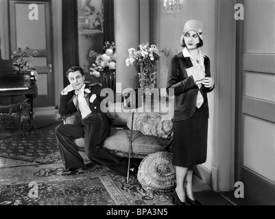 IRENE RICH, GEORGE BERANGER, POWDER MY BACK, 1928 Stock Photo - Alamy