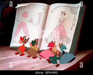 Jaq Gus Cinderella Cinderella 1950 Stock Photo Alamy