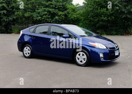 New 2010 Toyota Prius hybrid car, in Blue Ribbon Metallic color. 8/21 ...