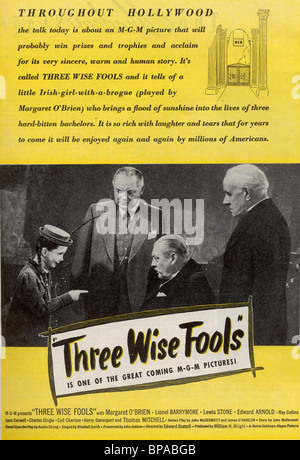 Film Poster Film: Three Wise Fools (1943) Director: Edward Buzzell 26 ...