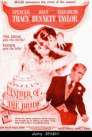 Elizabeth Taylor, Don Taylor, Spencer Tracy / Father of the Bride 1950 ...