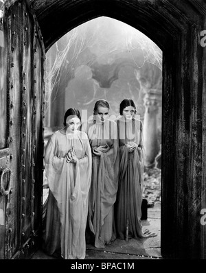 GERALDINE DVORAK, CORNELIA THAW, DOROTHY TREE, DRACULA, 1931 Stock ...