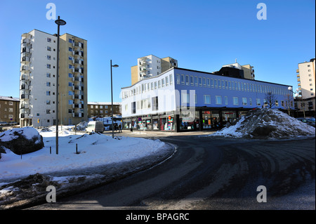 Buildings in Stockholm suburb Vallingby Stock Photo - Alamy