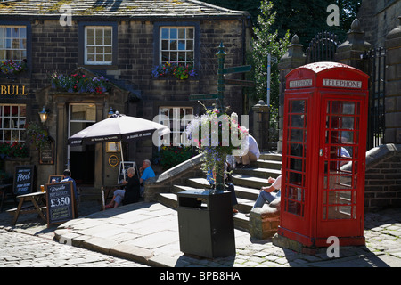 The Black Bull Pub Haworth West Yorkshire England Stock Photo - Alamy