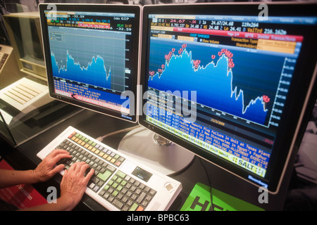 Bloomberg Terminal and keyboard Stock Photo - Alamy