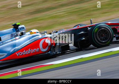 Lewis Hamilton in the Vodafone Mclaren Mercedes MP4/22 during ...