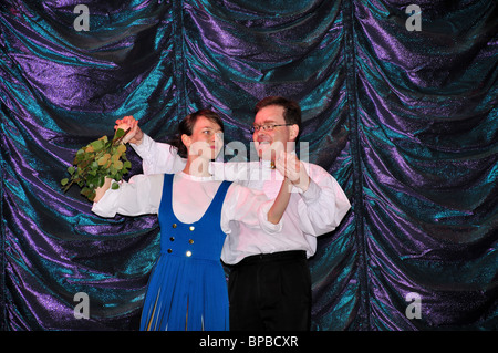 Swedish folklore dancing display, Visby, Gotland Region (Gotlands ...