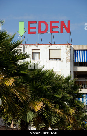 eden sign lettering Stock Photo - Alamy