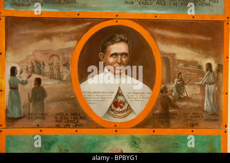 Father Damien or Saint Damien de Veuster of Molokai Stock Photo - Alamy