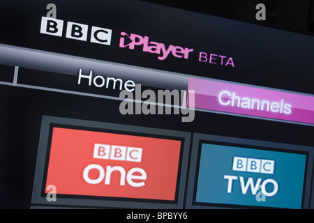 BBC iPlayer screenshot Stock Photo - Alamy