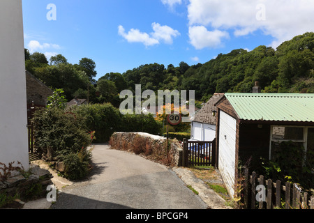 Views across the rooftops of the Attractive Devon Village of Milton ...