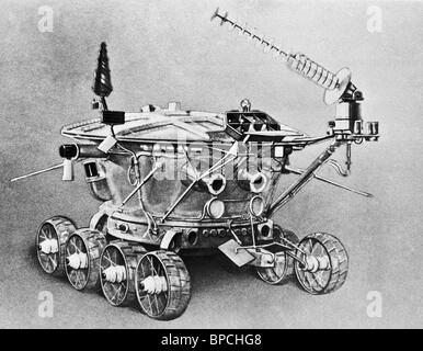 Soviet robotic lunar rover Lunokhod (1969-1977) at the Memorial Stock ...