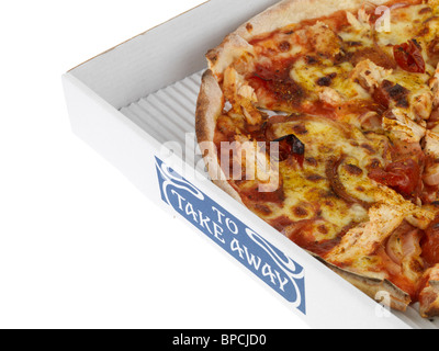 Pollo ad Astra Pizza Stock Photo - Alamy