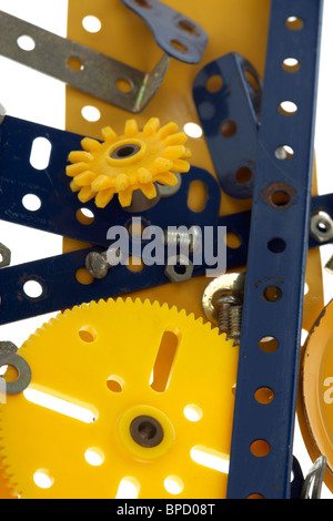 parts from a vintage meccano set from the late 1970s early 1980s Stock ...