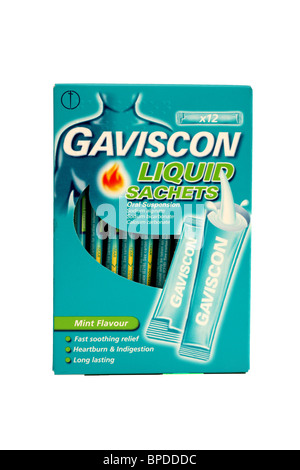 Gaviscon Liquid Sachets Stock Photo - Alamy