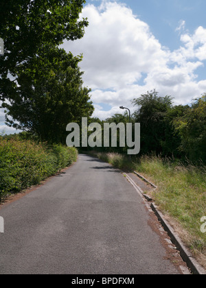 country lane estate warwickshire midlands england uk Stock Photo - Alamy