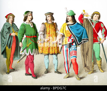 The figures represented here are Germans between A.D. 1450-1500. They ...