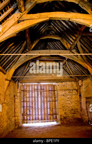 Lacock Wiltshire National Trust Tithe Barn Stock Photo - Alamy