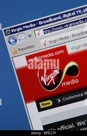 virgin media online website Stock Photo - Alamy