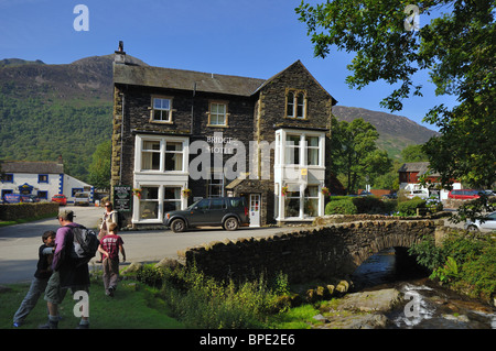 Bridge Inn, Buttermere, Cumbria, Lake District National Park, England ...